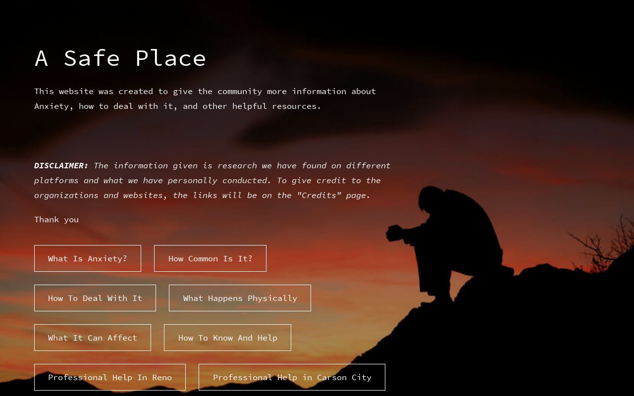A safe place